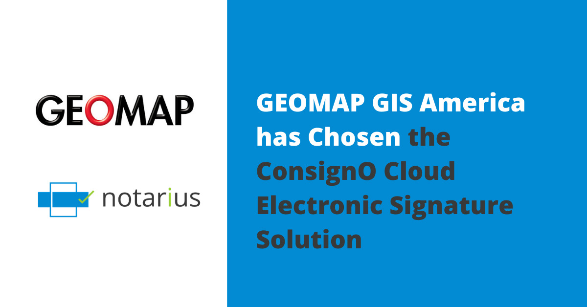 GEOMAP GIS America Chooses ConsignO Cloud as its Electronic Signature ...