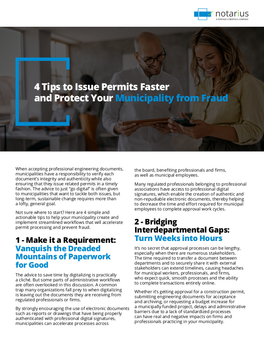 4 Tips to Issue Permits Faster and Protect Your Municipality from Fraud ...